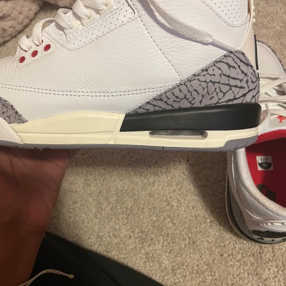Jordan | Shoes | White Cement 3s Reimagined | Poshmark